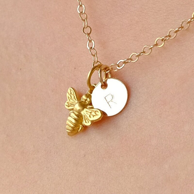 Bee Necklace - Etsy