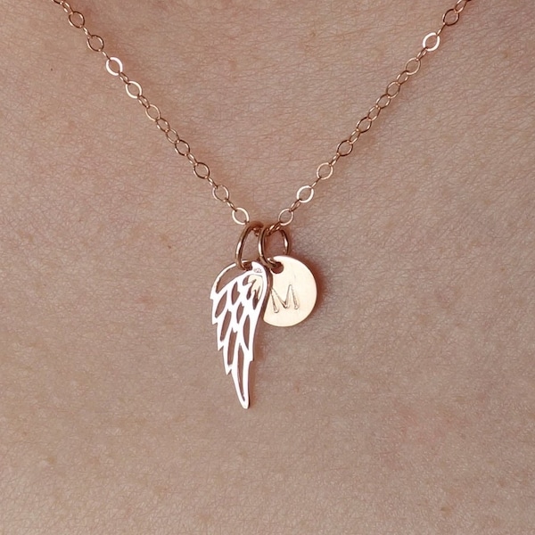 Angel Wing Necklace - Etsy