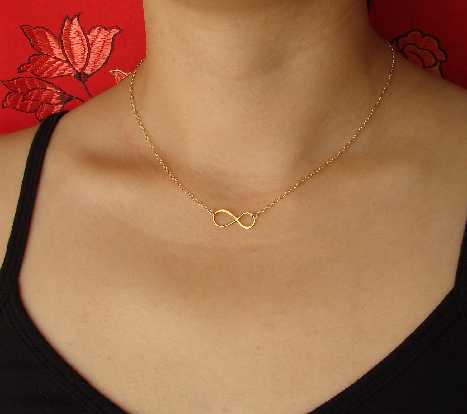 Infinity Necklace Gold Infinity Necklace Jewelry Infinity - Etsy