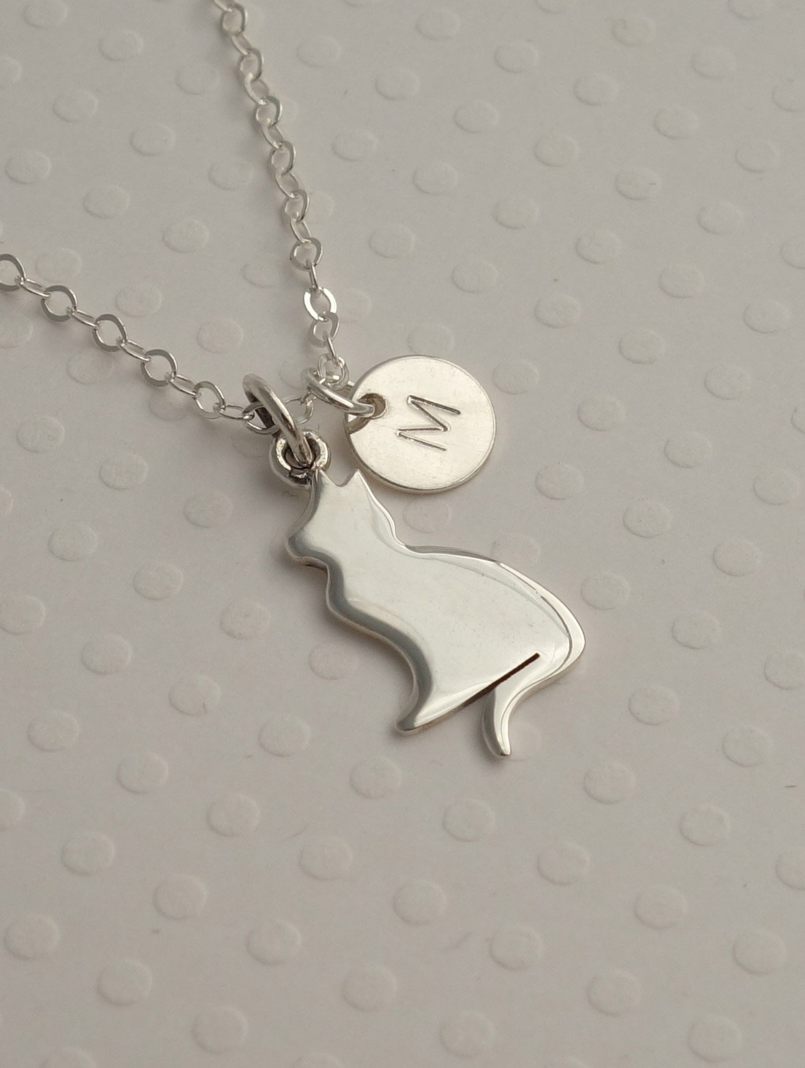 Personalized Cat Lover Gift for Her Cat Jewelry Personalized | Etsy