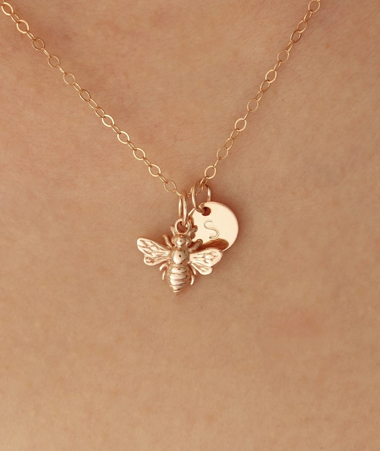 Bee Pendant Necklace
