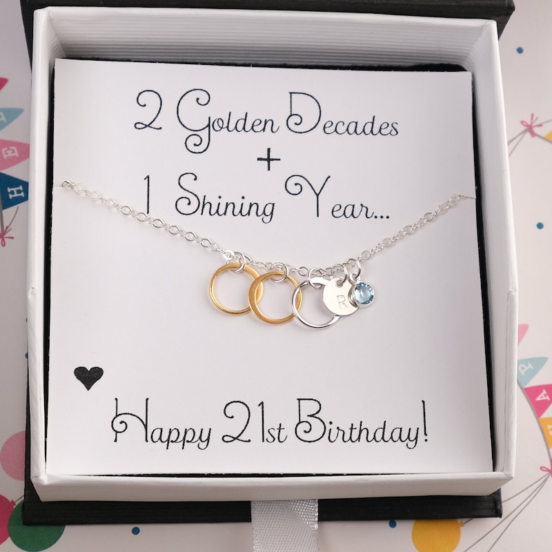 21 Birthday Jewelry - Etsy
