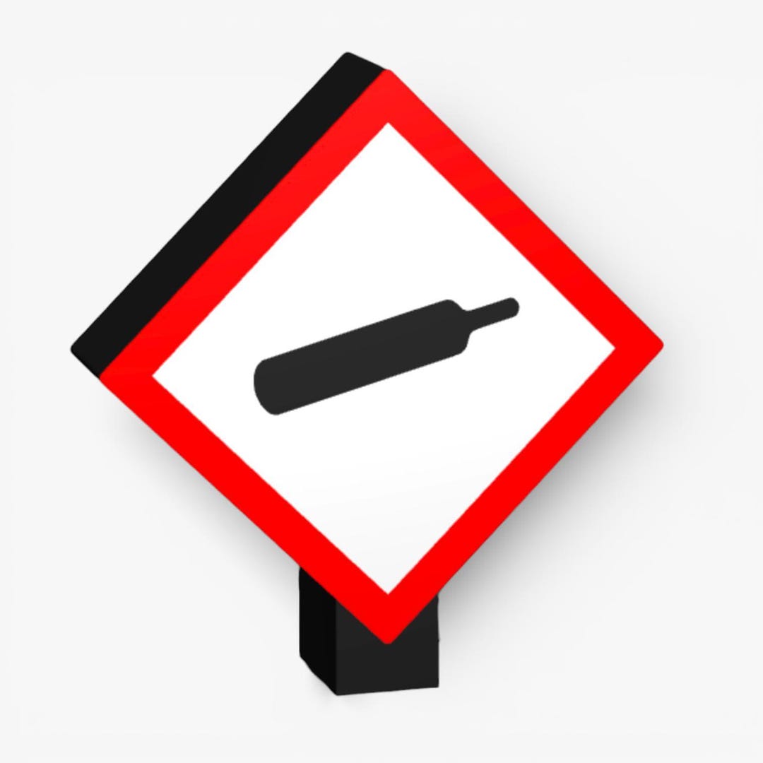 Gas Cylinder GHS Markings Lamp - Etsy
