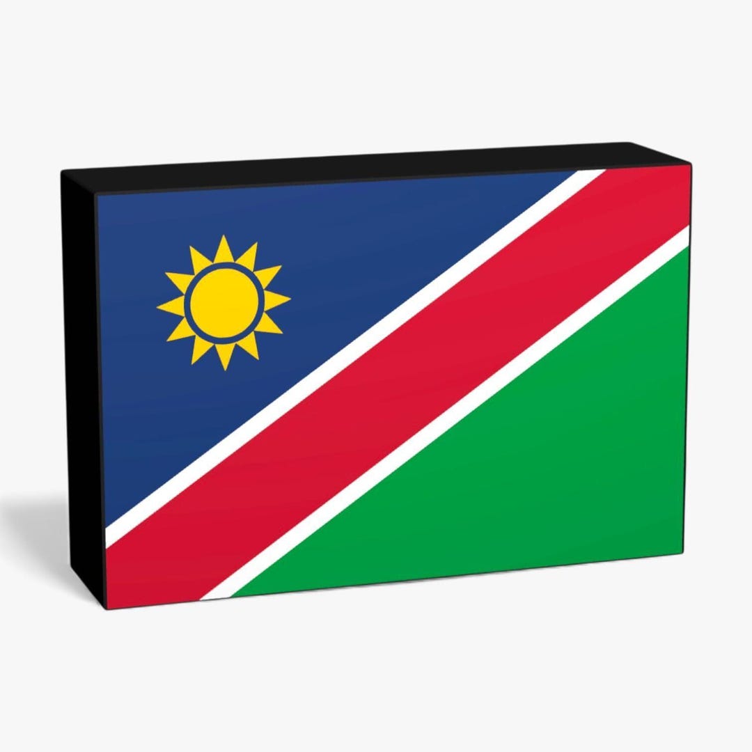 Namibia Flag Africa Lamp - Etsy