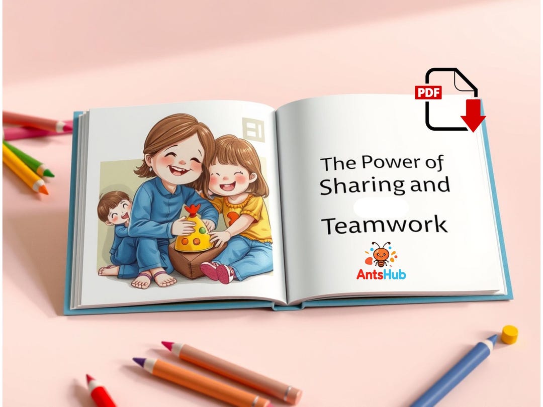 The Power of Sharing and Teamwork - Printable Kids Storybook PDF - 14 ...
