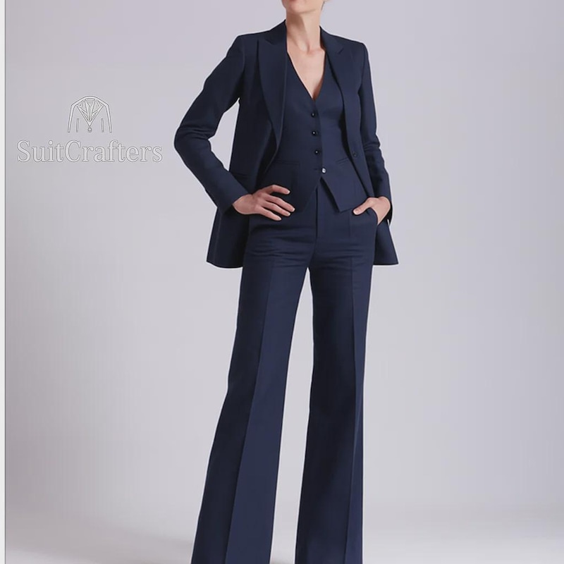 Navy Blue Petite Blazer - Etsy