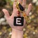 Letter Keychain and Bag Charm, Personalized Gift, Beaded Accessory, - Etsy