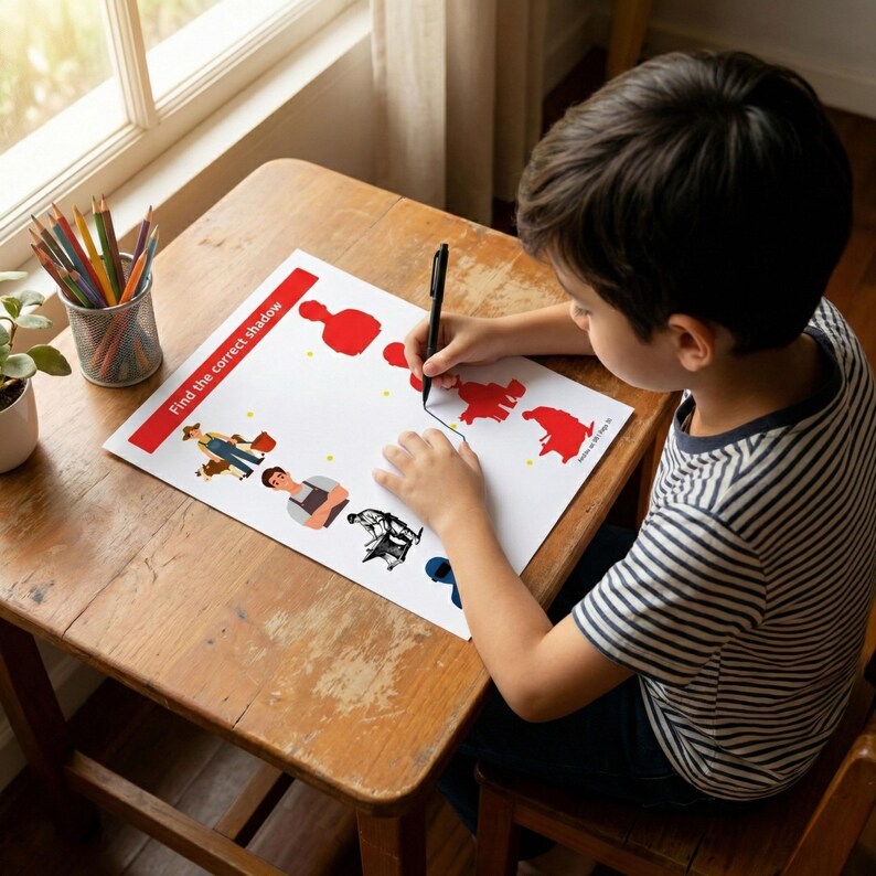 Community Helpers Puzzles, Spot the Difference, Shadow Match (PDF ...