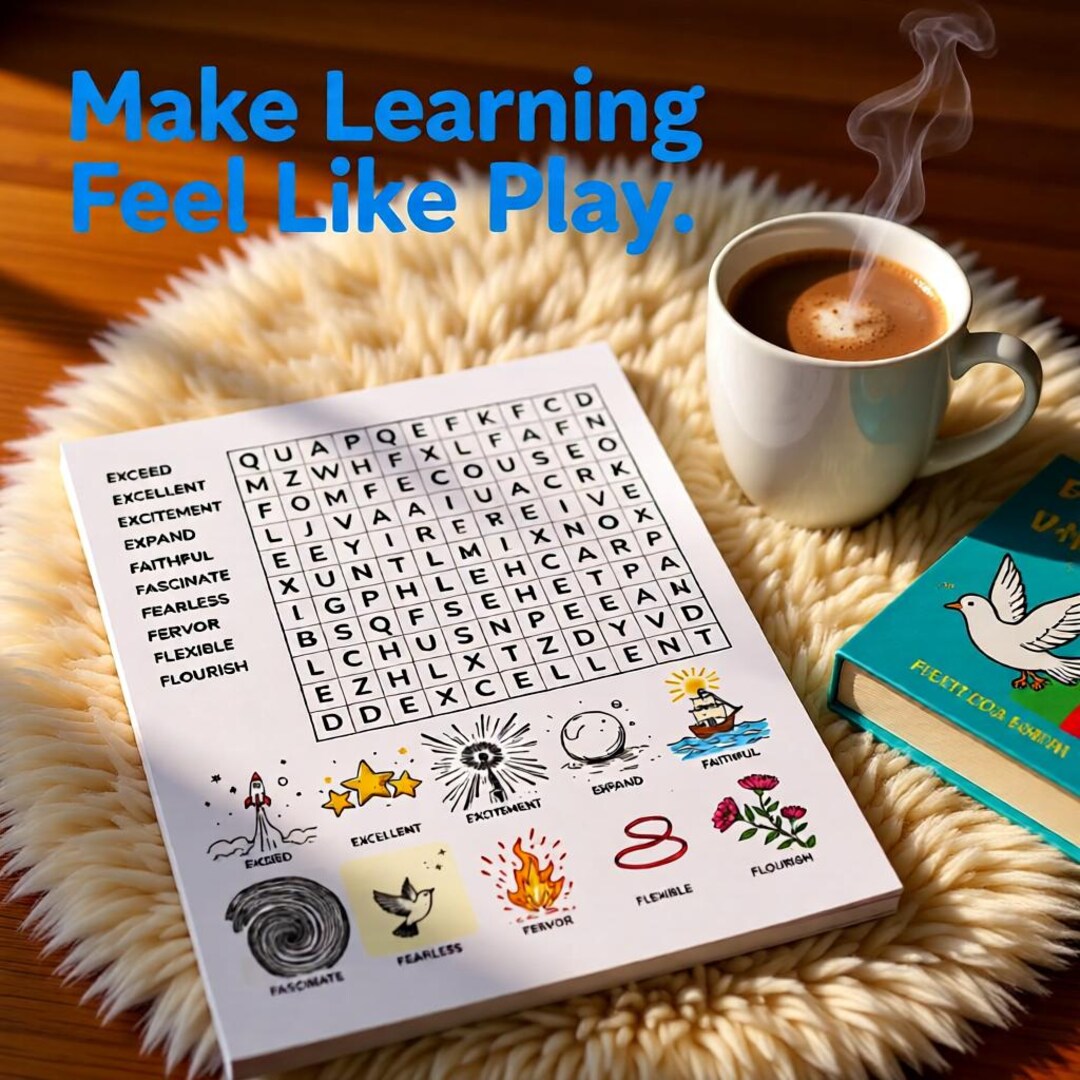Positive Word Search Puzzles: Kids Mindfulness Activity Book (PDF) - Etsy