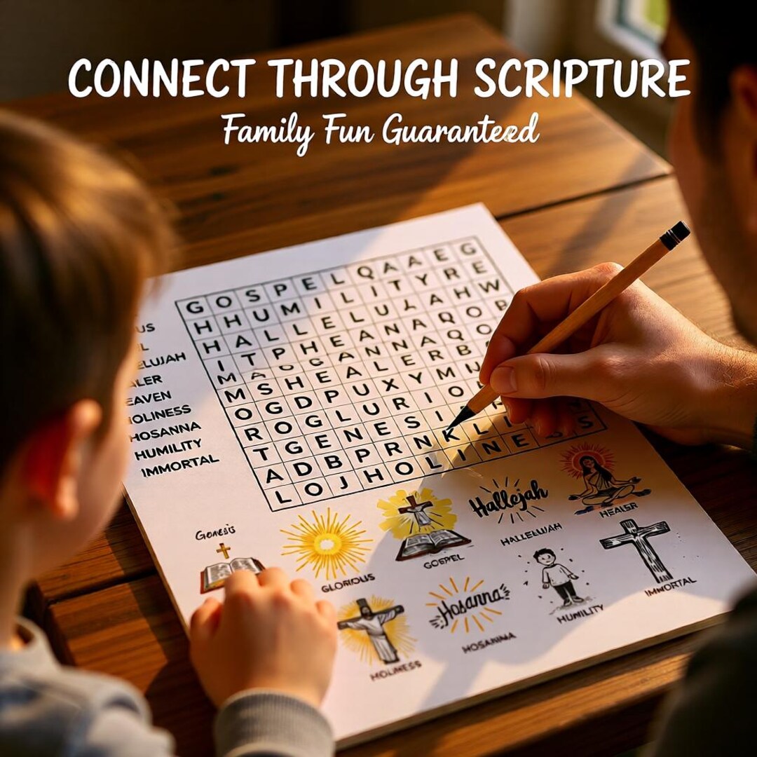Printable Bible Word Search Puzzles for Kids, Christian Activity Book ...