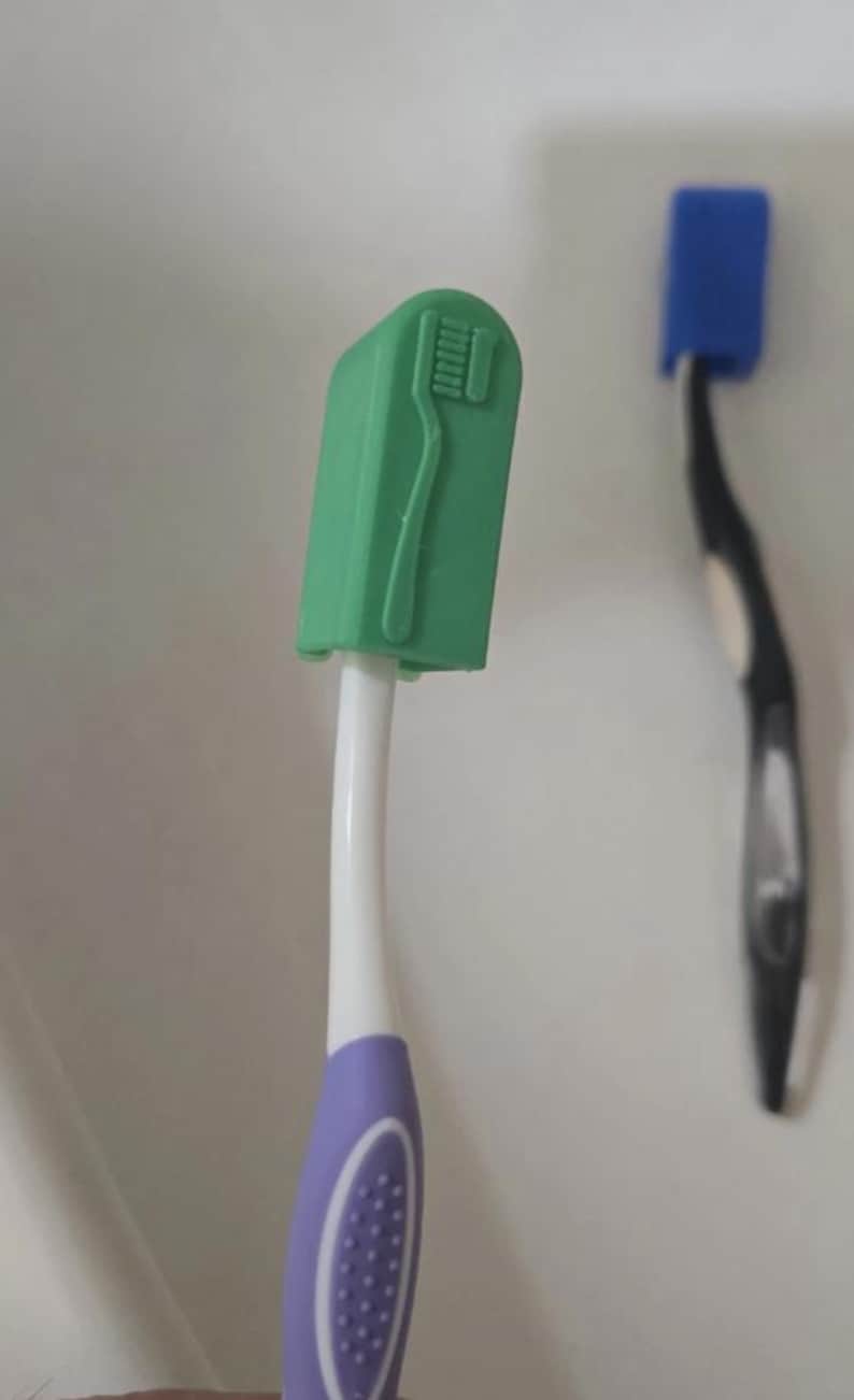 Toothbrush Covers (set of 3) – Snap-on Travel Caps – Custom Color ...