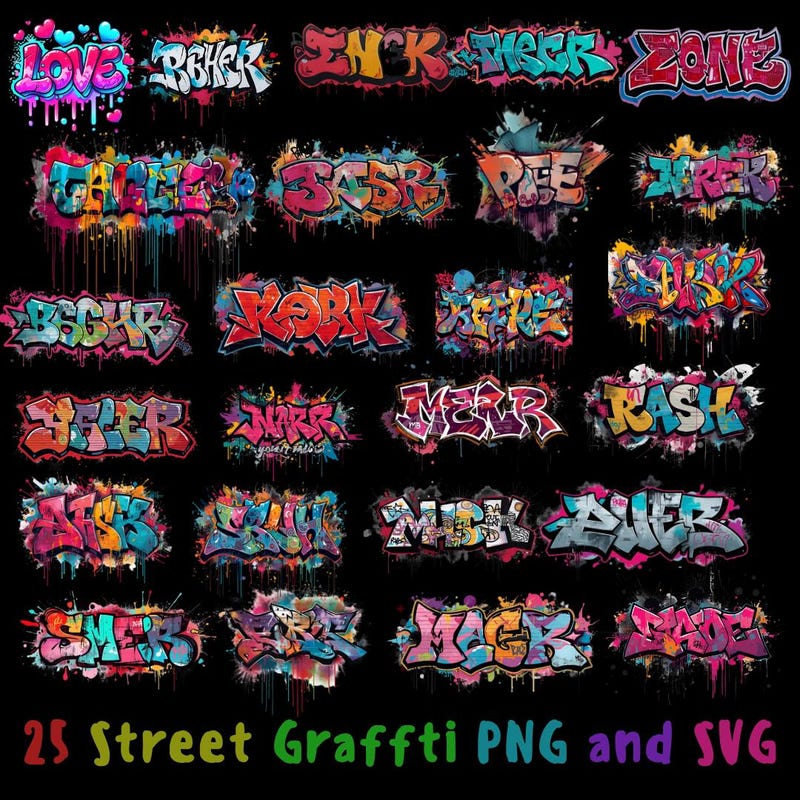 Graffiti Street Wear - Etsy