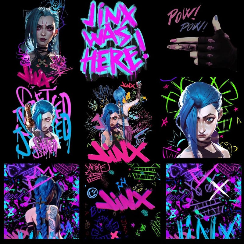 Jinx Sticker - Etsy