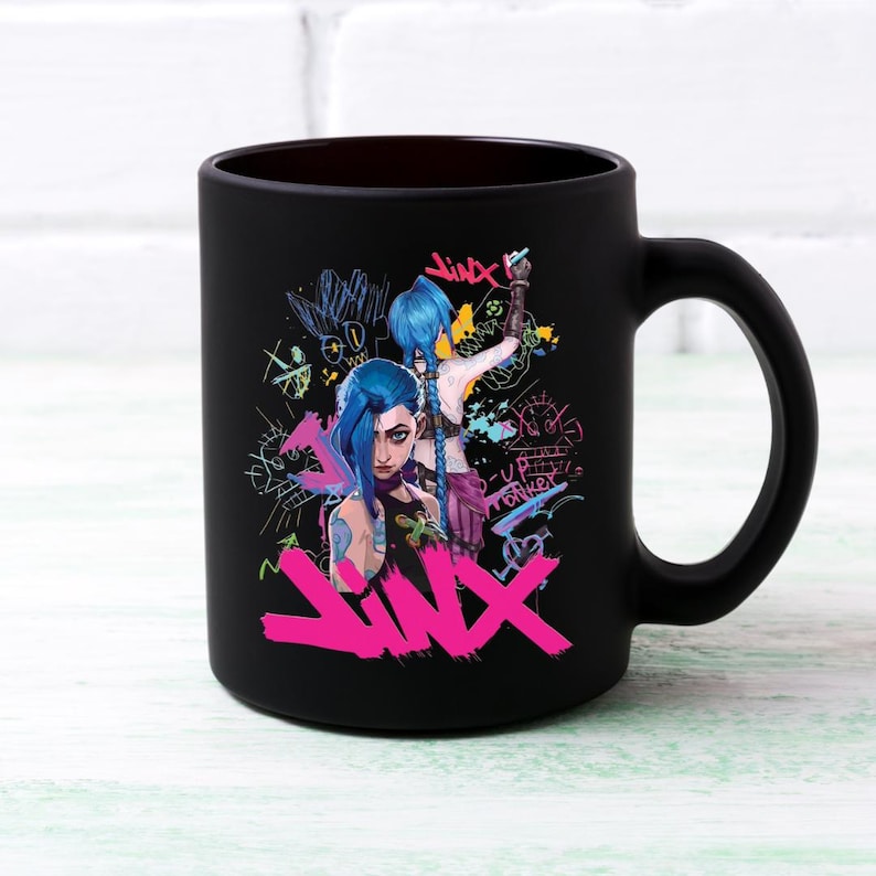 Jinx Graffiti Clipart Bundle: League of Legends PNG SVG for Cricut ...