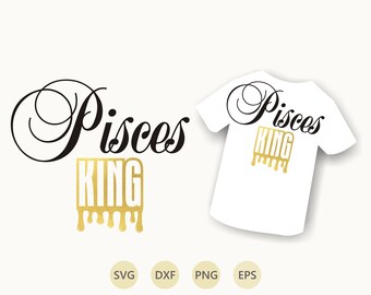 Pisces King Svg | Etsy