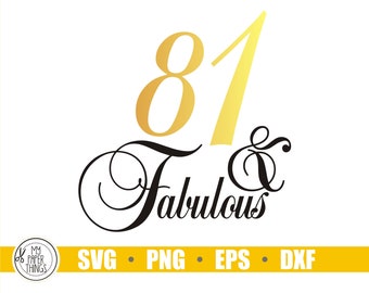 81 and Fabulous | Etsy