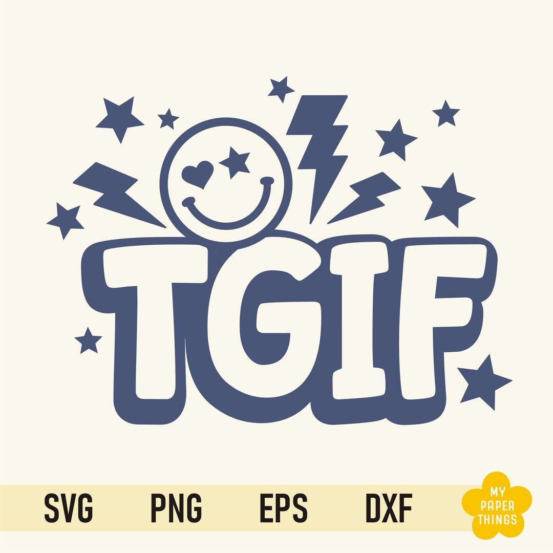 TGIF Svg, Thank God Its Friday Svg, Teacher Shirt Svg, Back to School ...