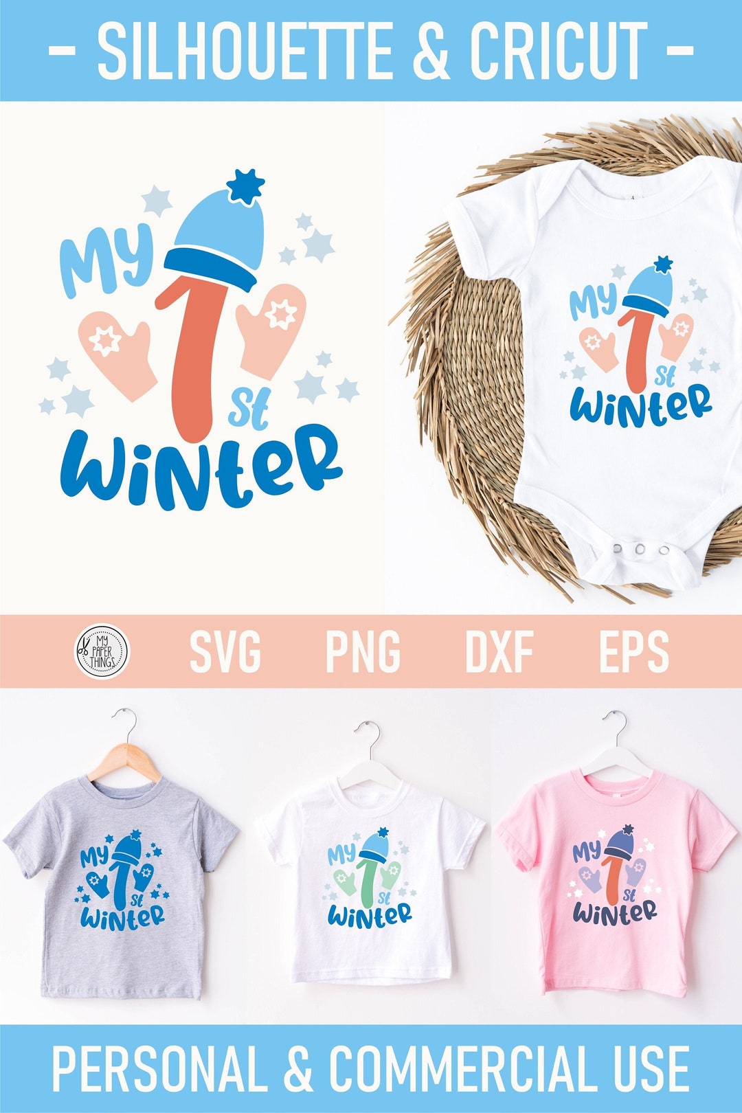 My 1st Winter Svg Baby's First Winter Svg Baby Svg Baby Girl Svg Baby ...