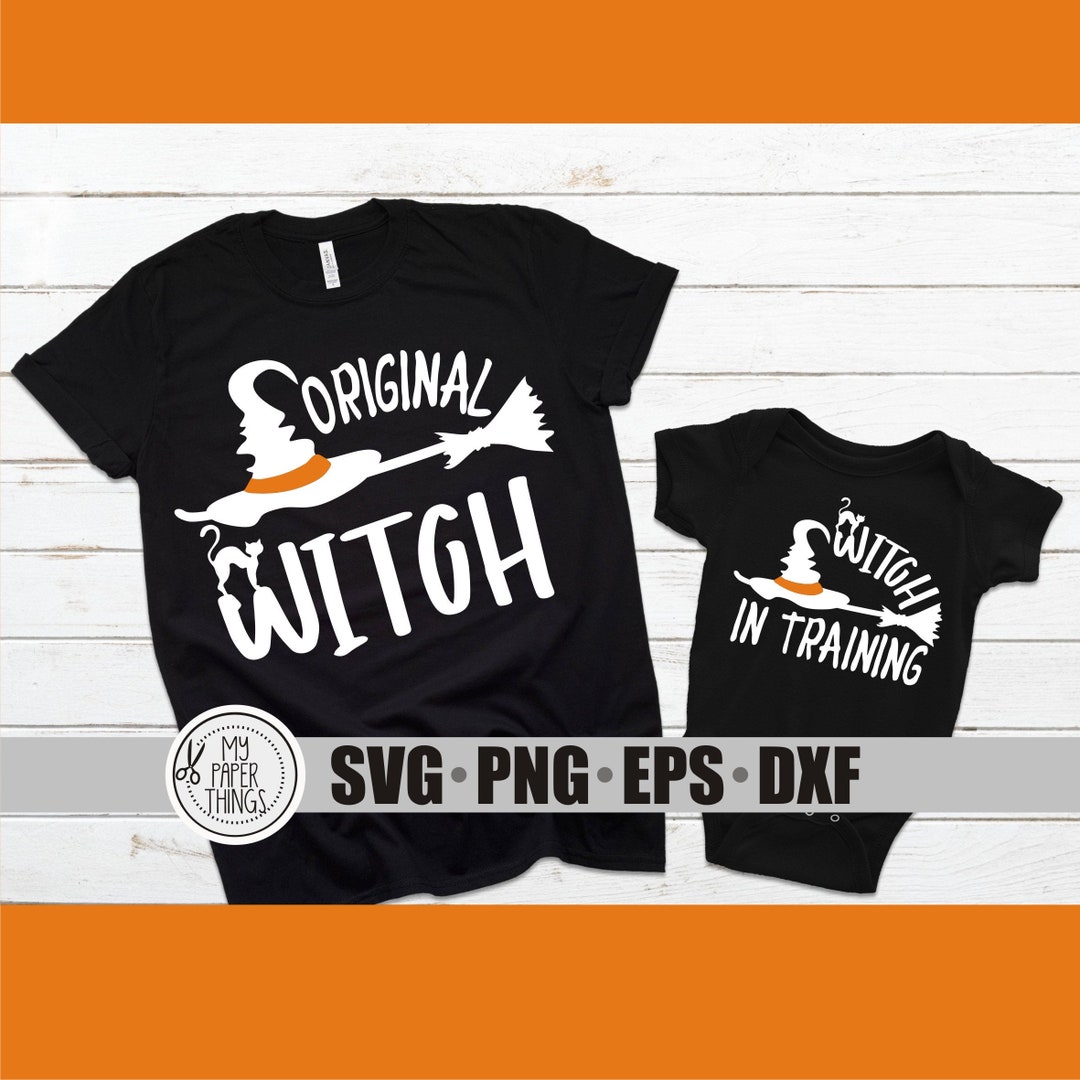 Mommy and Me Halloween Svg | Baby Witch Svg | Matching Shirts Svg | Cut ...