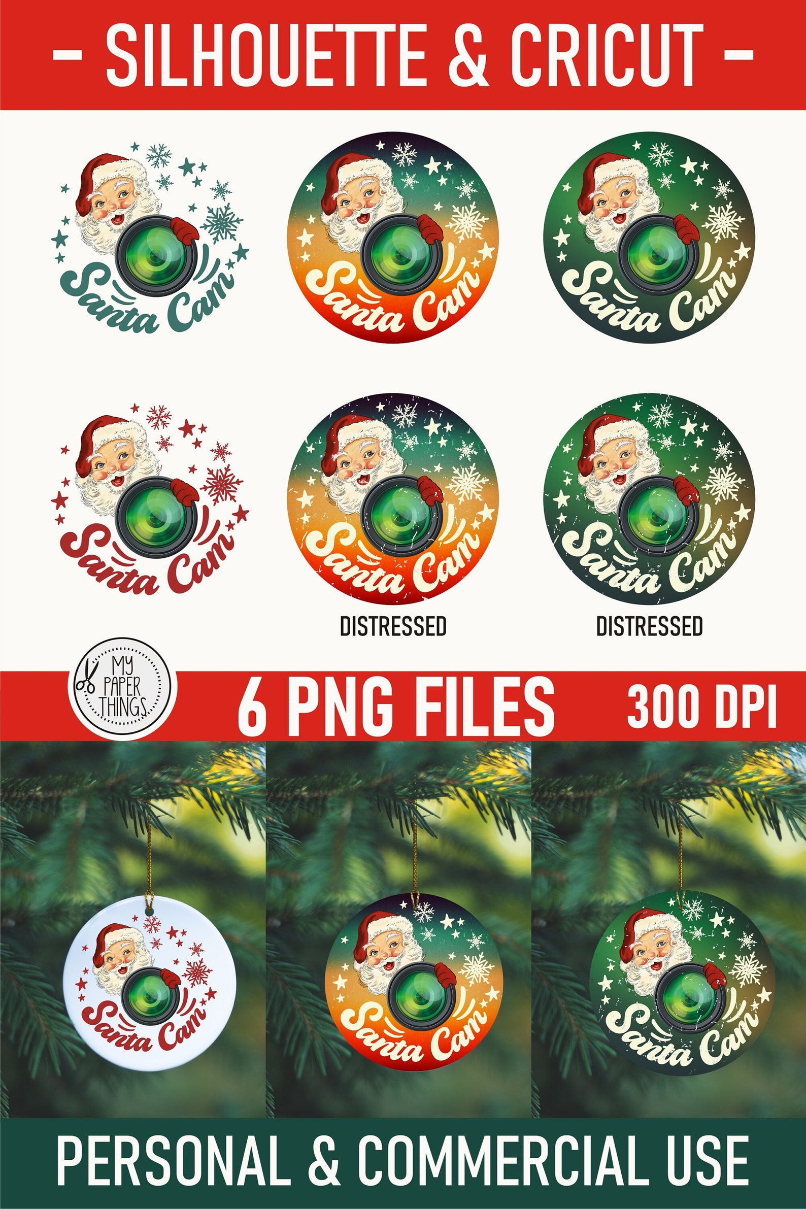 Santa Cam Png | Christmas Camera Png | Christmas Ornament Png ...