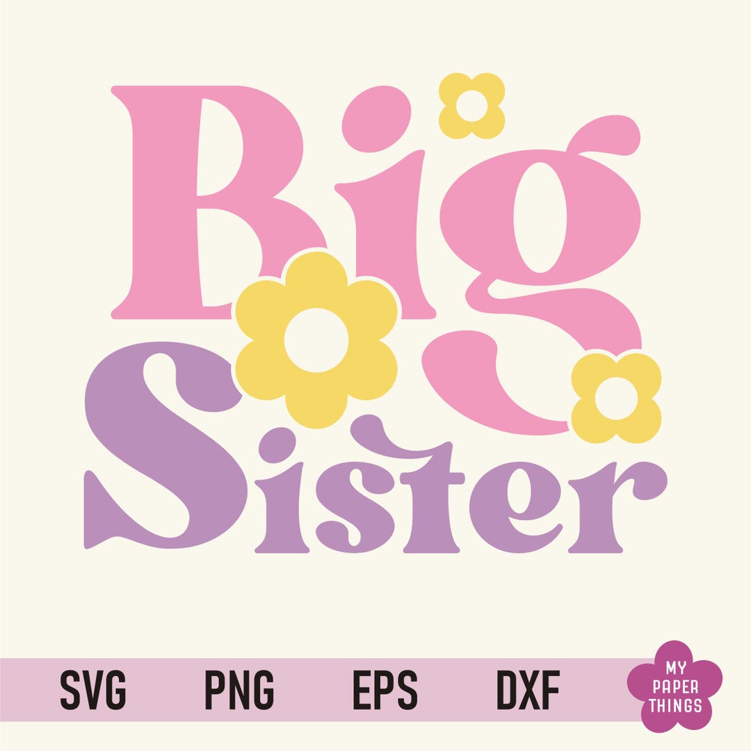 Big Sister Svg Png, Promoted to Big Sister Design - Etsy