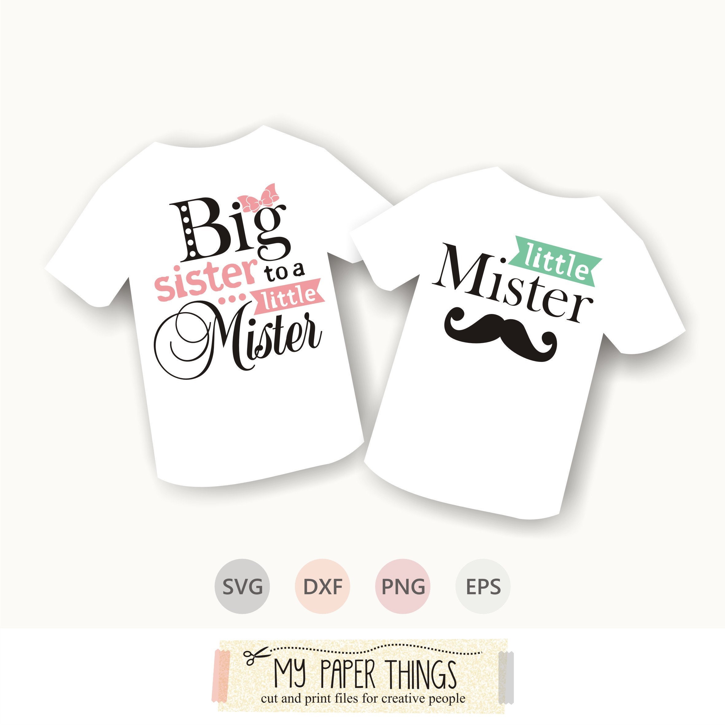 Family Matching Shirt Svg Big Sis Svg Jpg Siblings Shirt Svg Lil Bro ...