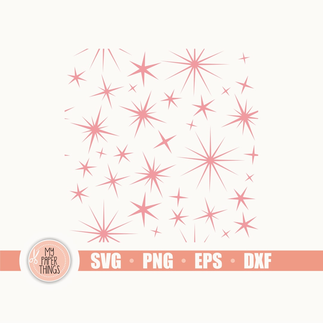 Stars Svg, Star Pattern, Clipart, Seamless Pattern SVG, Background SVG ...