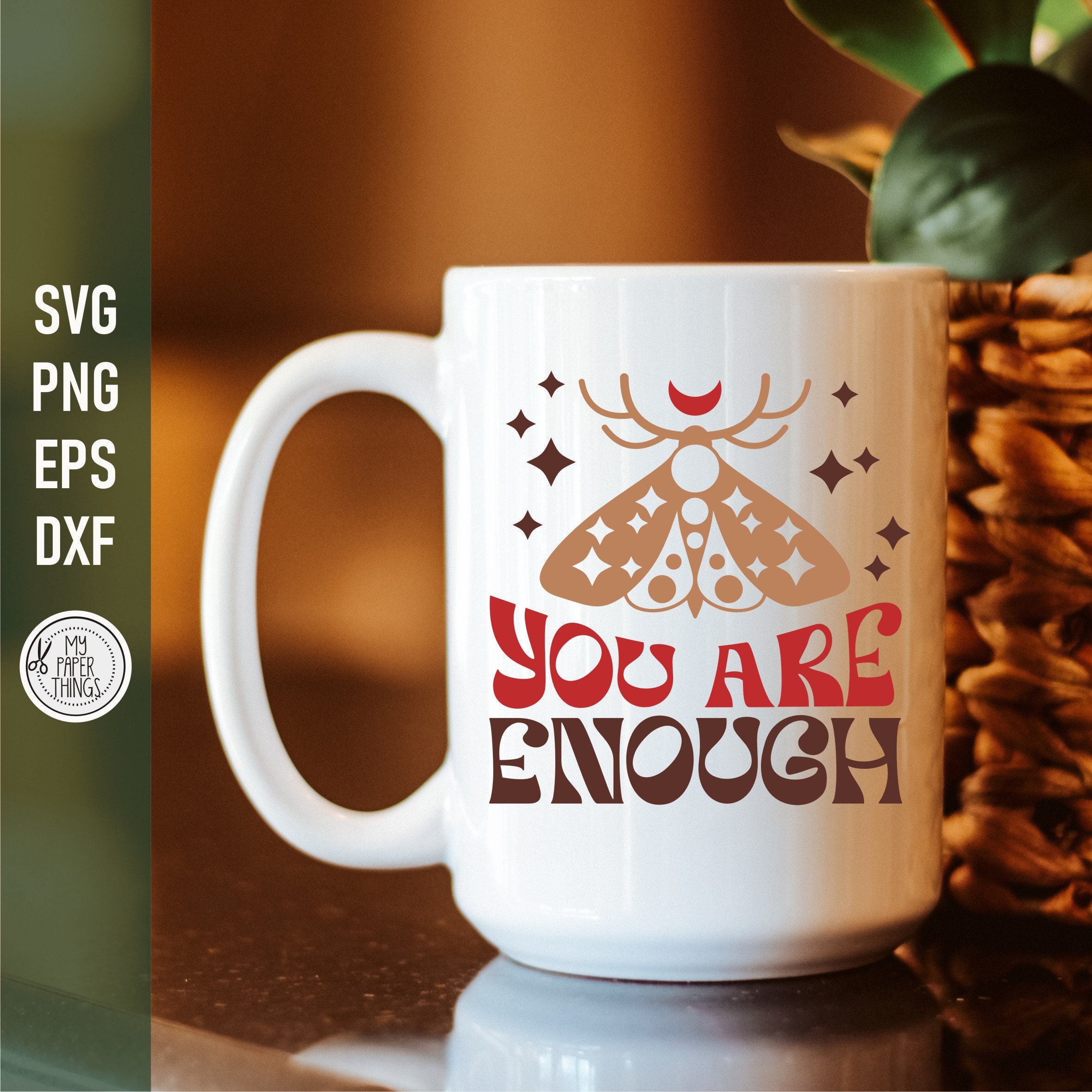 You Are Enough Svg Self Love SVG Mental Health Svg - Etsy