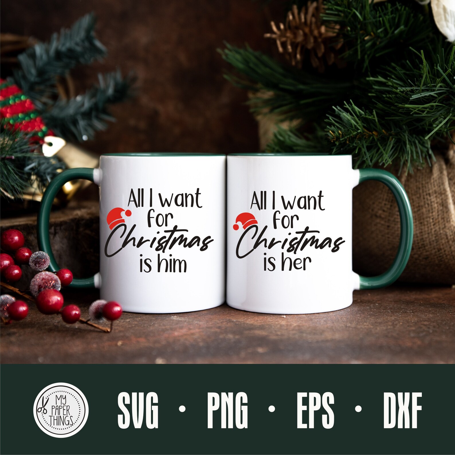 Christmas Couple Shirts SVG | Matching Christmas Svg - Etsy