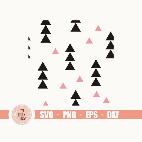 Triangle Background Svg - Etsy