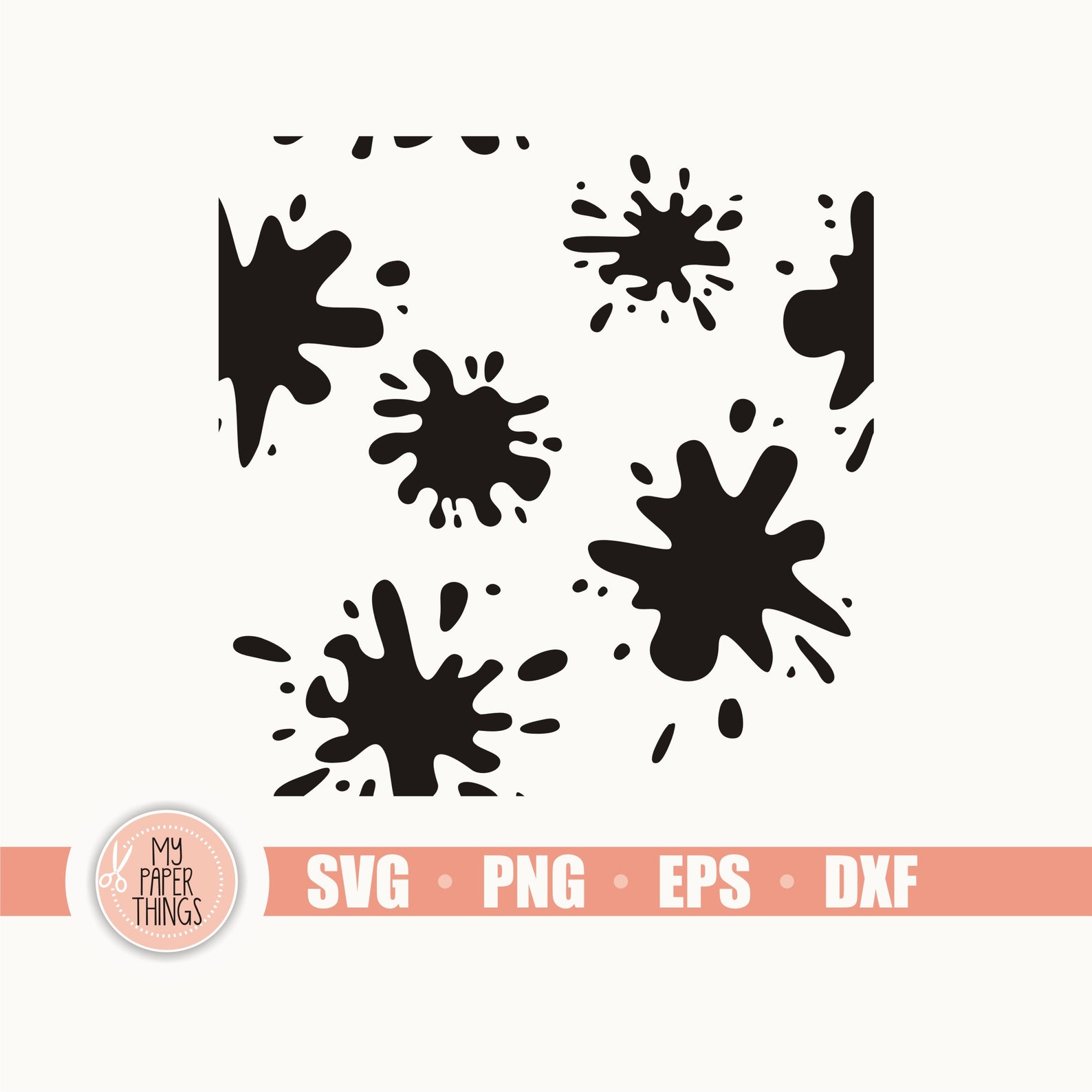 Seamless Pattern SVG Background SVG Bundle Heart SVG Paint | Etsy