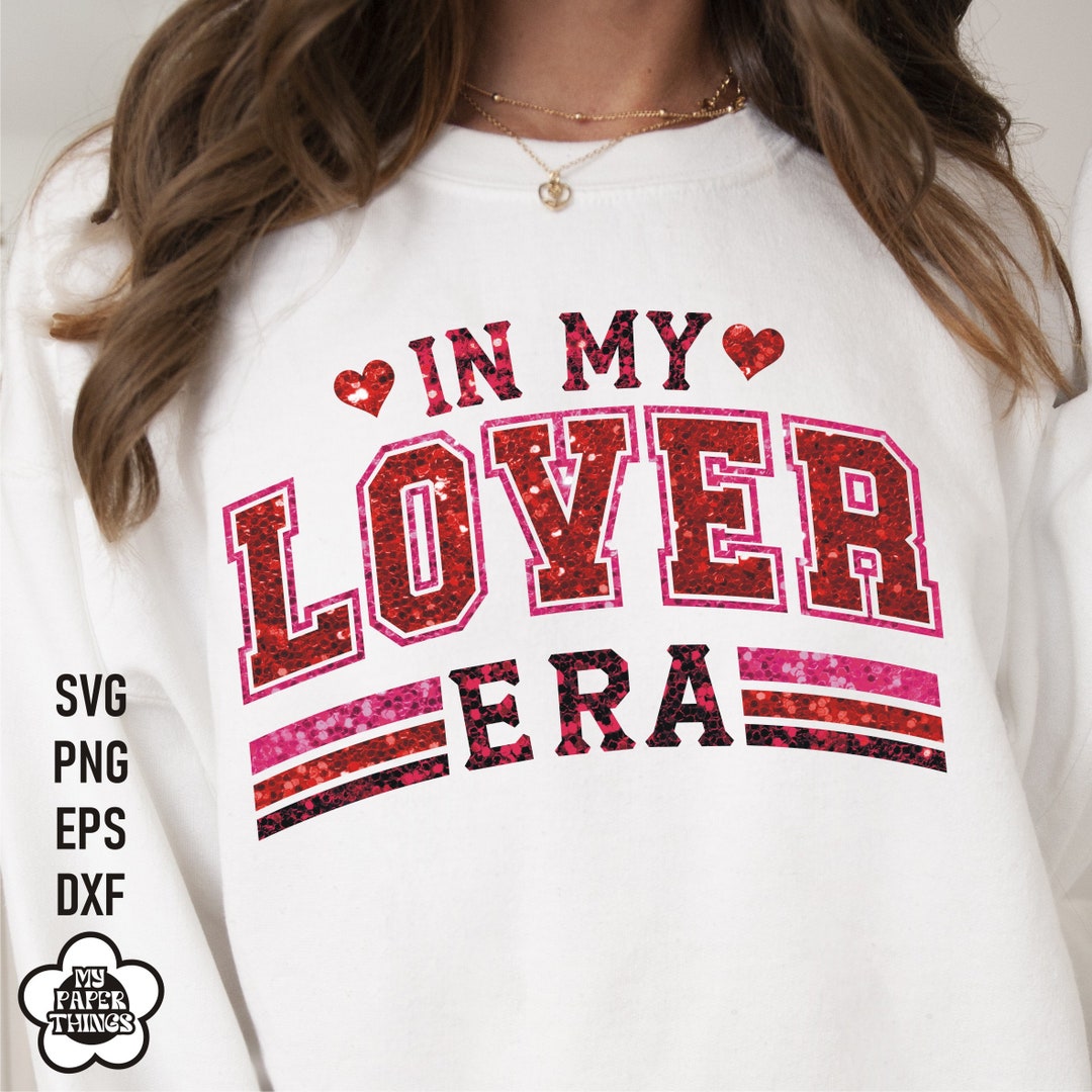 Sequin in My Lover Era Png Sublimation | Varsity Valentine SVG PNG ...