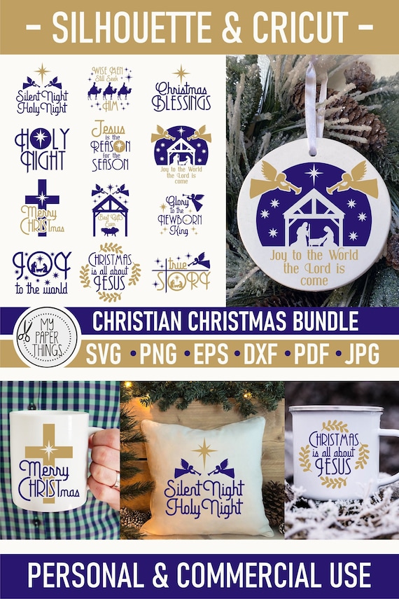 Nativity Svg Bundle Christian Christmas Svg - Etsy
