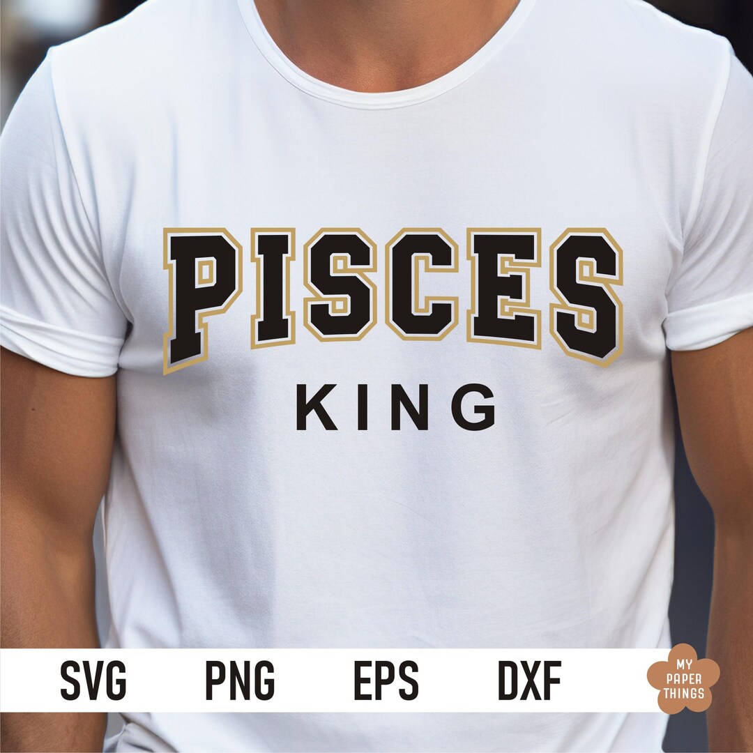 Pisces Svg Png, Pisces Svg for Man, Pisces King Zodiac Sign Svg, Pisces ...