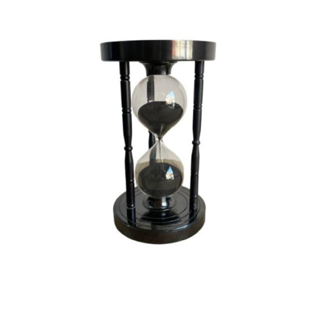 Brass Sand Timer Compass Elegant Vintage Maritime Décor Collectable ...