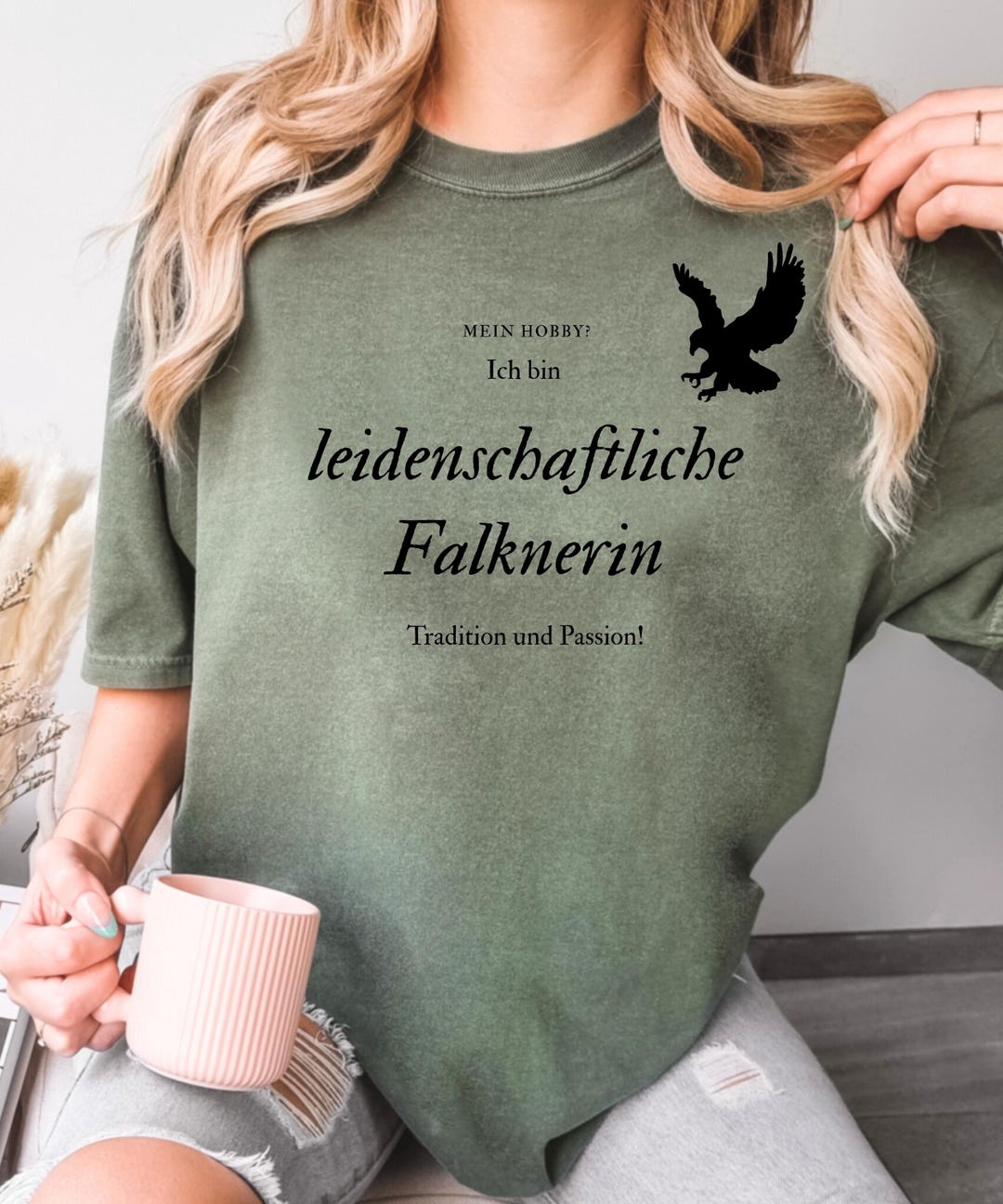 Falconry T-shirt: Golden Eagle Hunting Shirt, Outdoor Apparel - Etsy