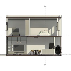 REVIT 3D House Model - Etsy