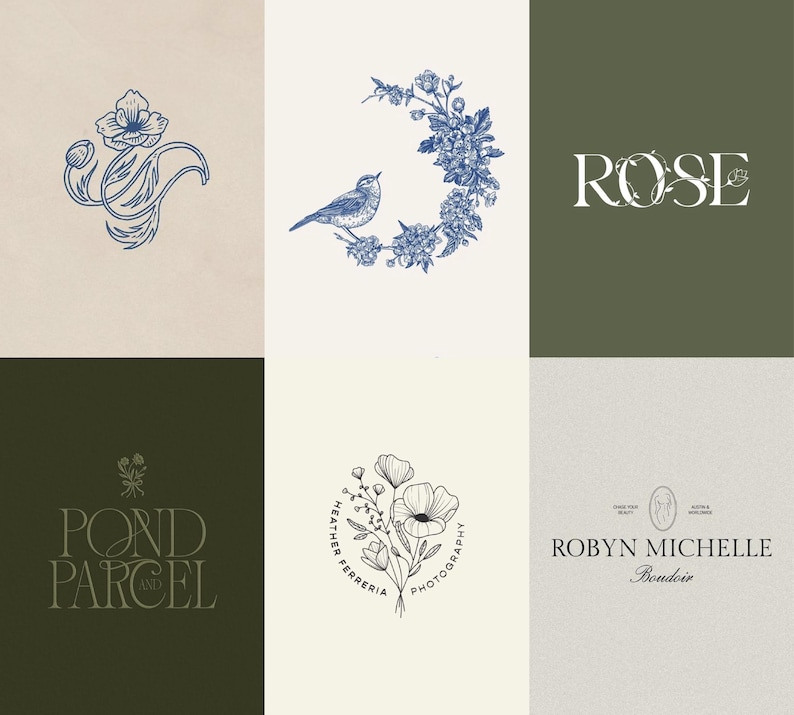 Custom Hand Drawn Logo Design, Minimalist, Feminine, Luxury, Modern ...