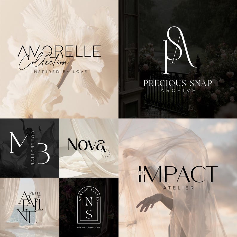 Custom Logo Design | Luxury Minimalist Initial Logo | Custom Monogram ...