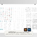Architectural Arrow Symbol | Site Analysis Diagram (AI, PSD) - Etsy