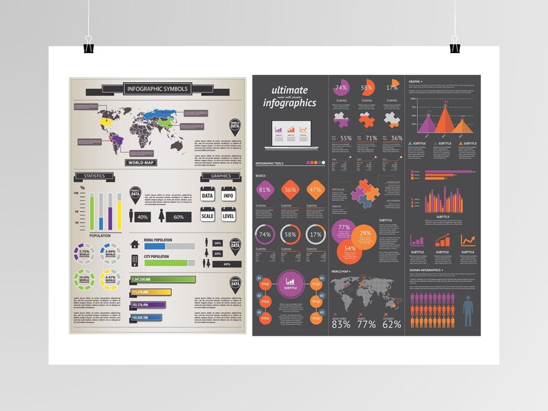 Infographic Illustration Set Vol3 | Editable Vector Infographics Bundle ...