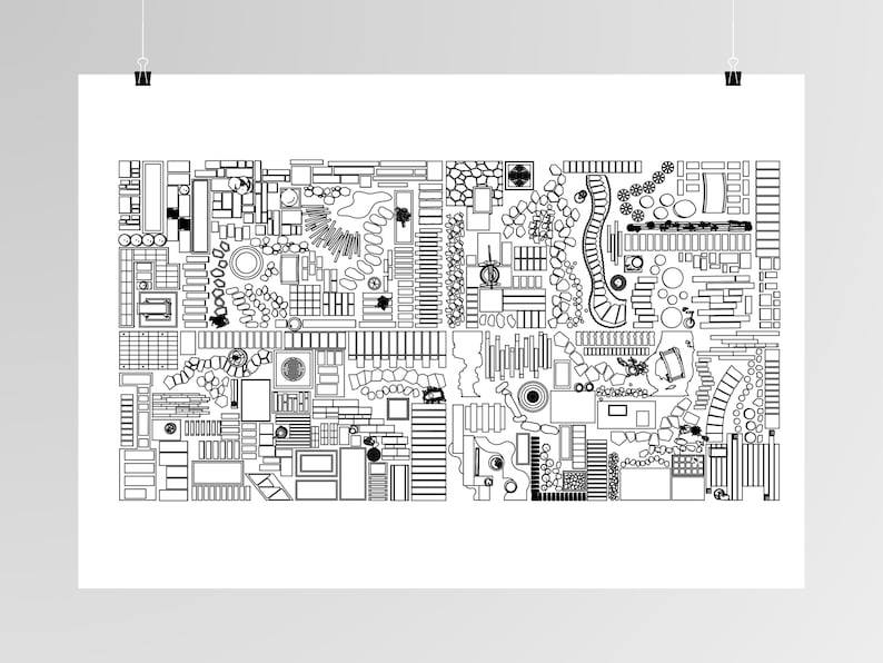 400+ Landscape Stepping Stones | Autocad Blocks Library Template in Dwg ...