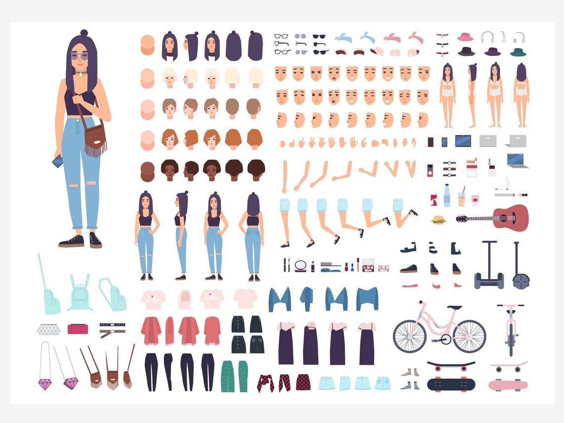 Customize Your Cartoon Character to Life | Character#5 | AI Format ...