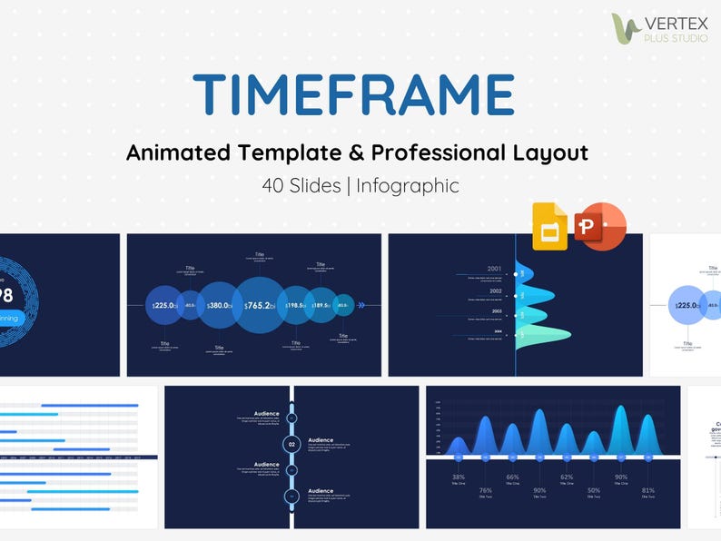 Timeframe Animated Powerpoint Template | Infographic | High-end ...