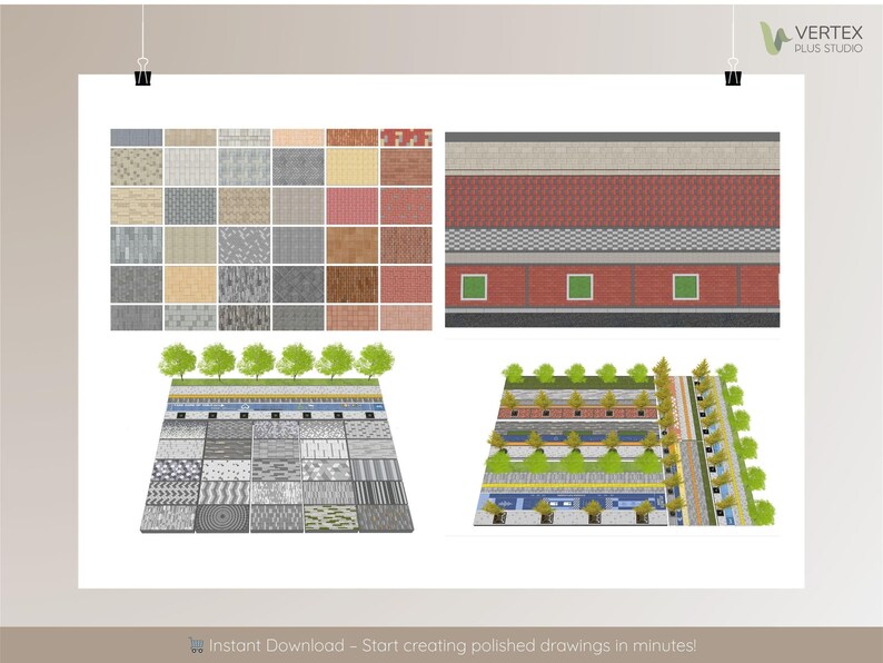 13 Pedestrian Sidewalk Collection | 1.2 GB Detail Sketchup Model ...