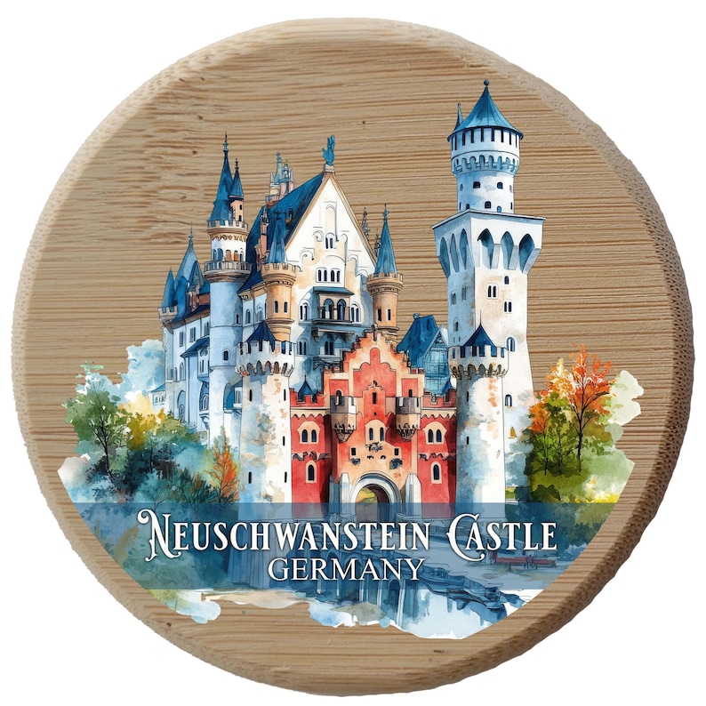 German Beer Glass Neuschwanstein Castle Germany Empire Das Boot Glass ...