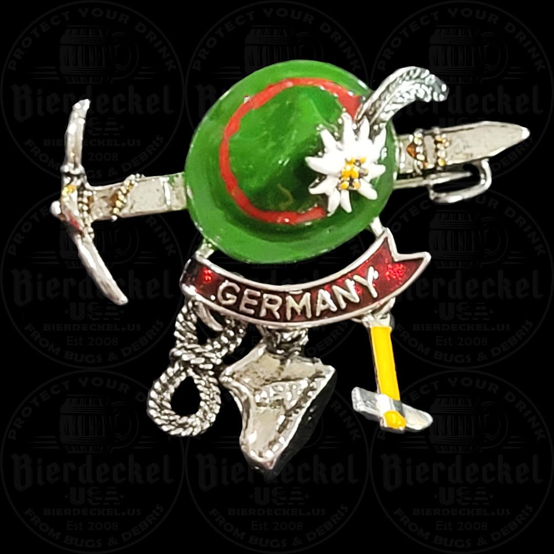 Alps Climber Deluxe Hat Pins German Costume Beer Stein Charms Polka ...