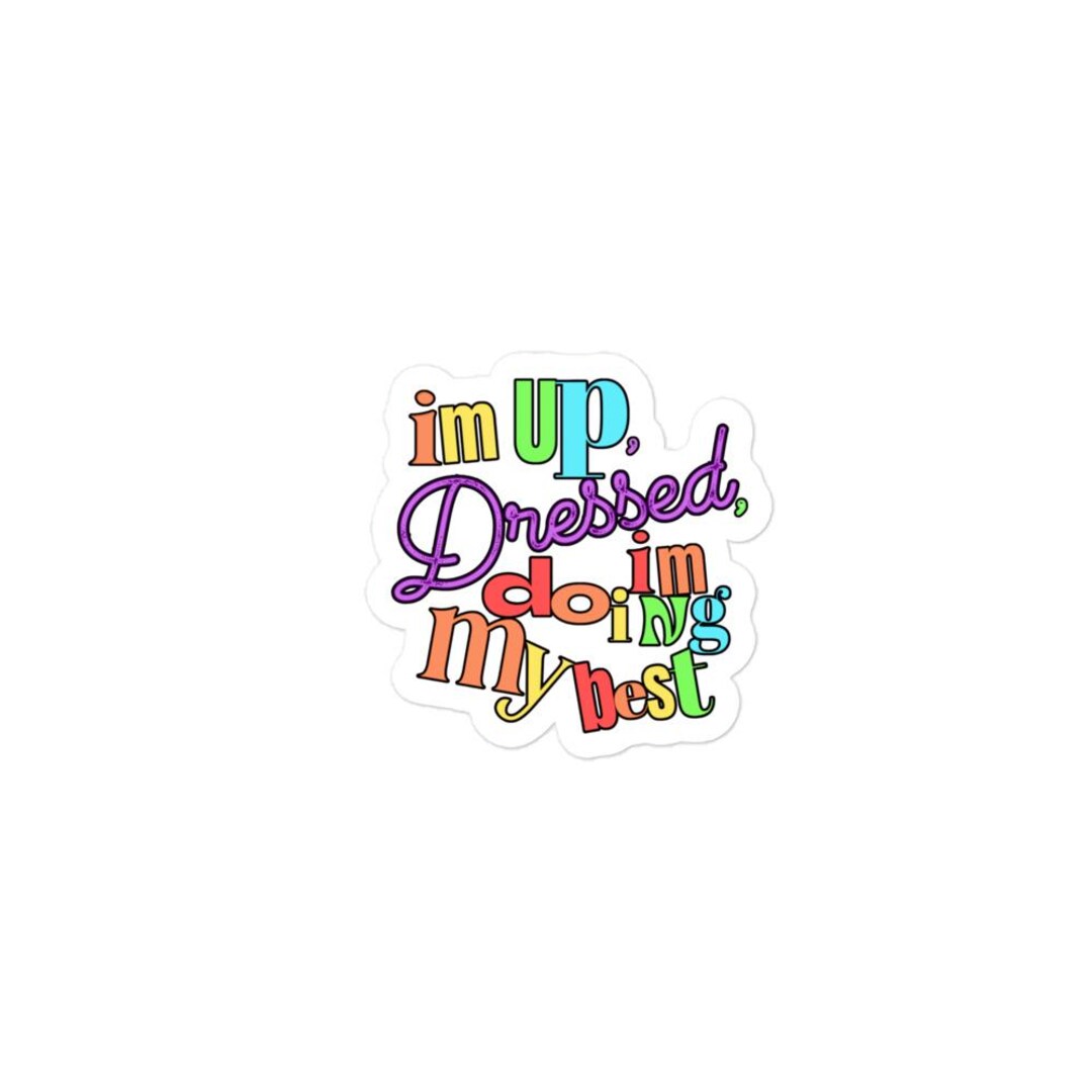 Disabled and Proud Sticker Disability Pride Decal Colorful Adaptive ...