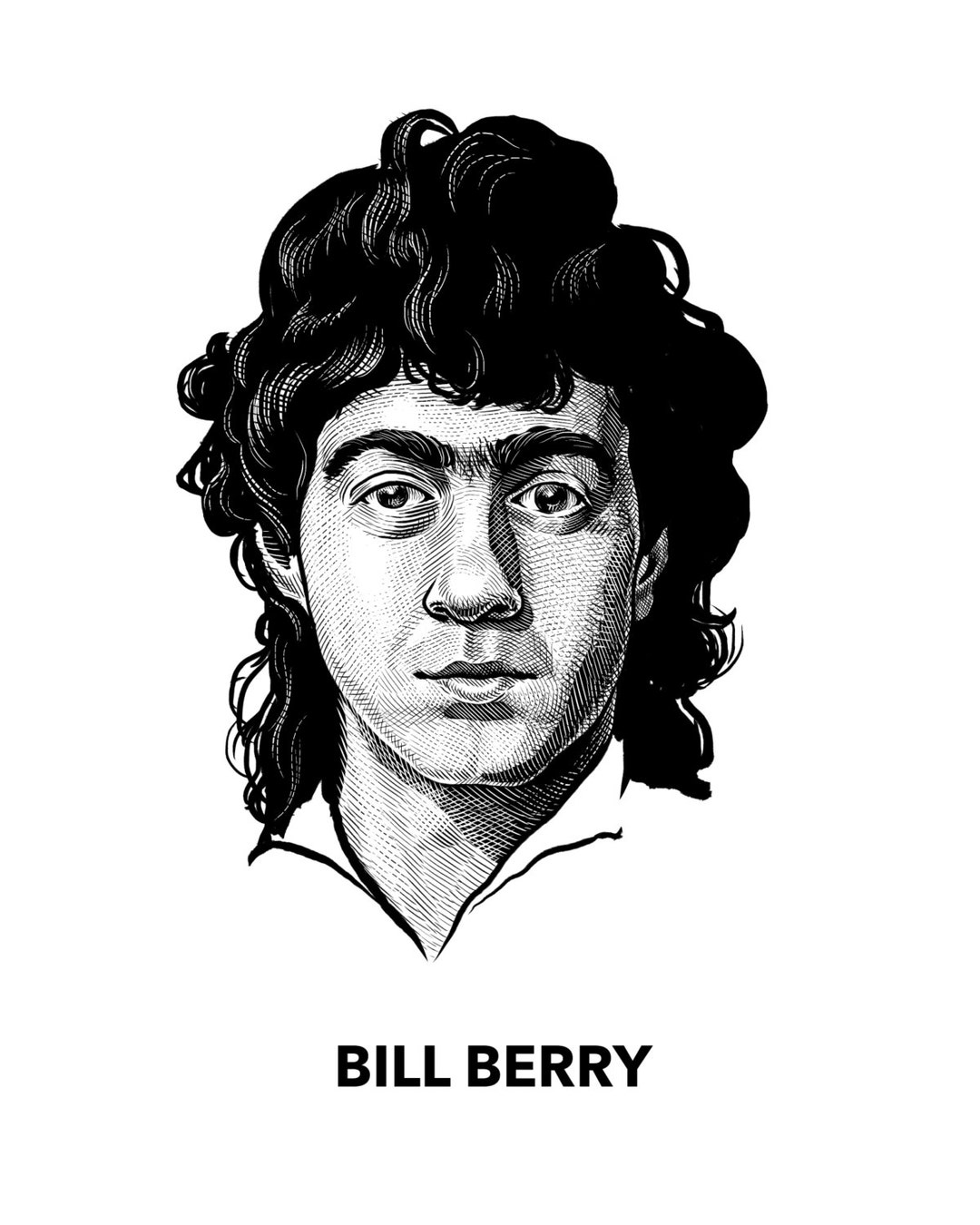 Bill Berry Print - Etsy