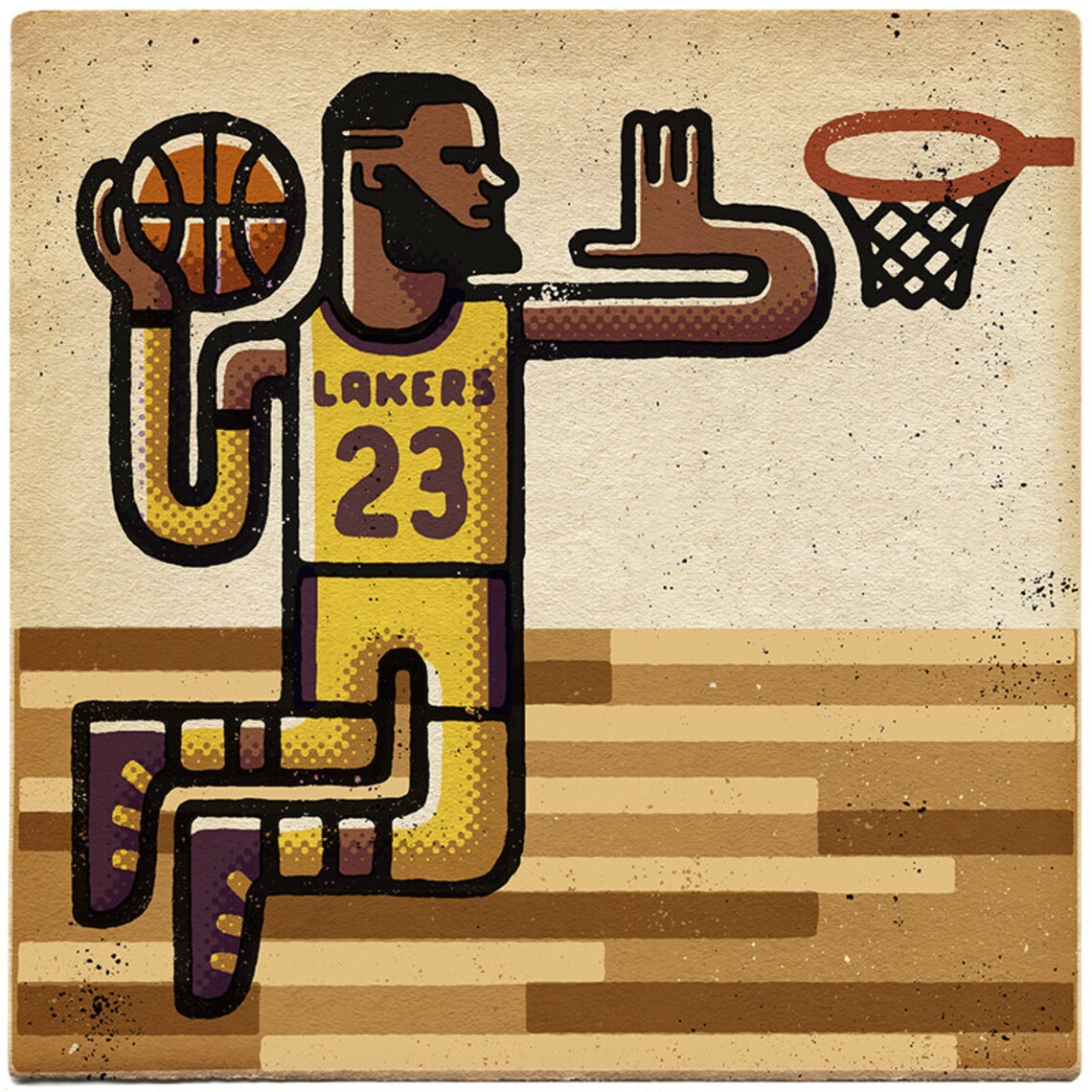 Lebron James Portrait - Etsy